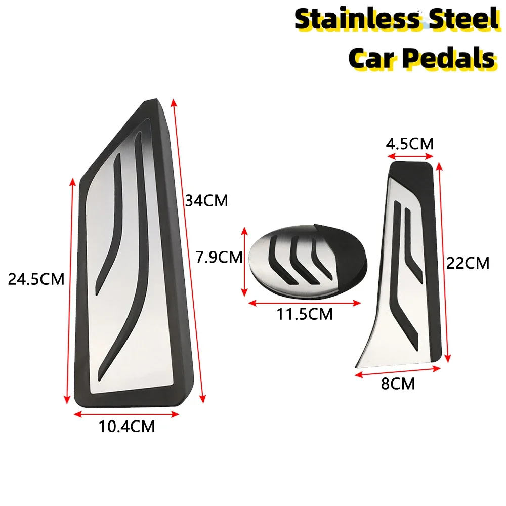 Car Pedals Cover for BMW X1 X2 F48 F39 F45 F46 F40 LHD FootRest Pedal ...