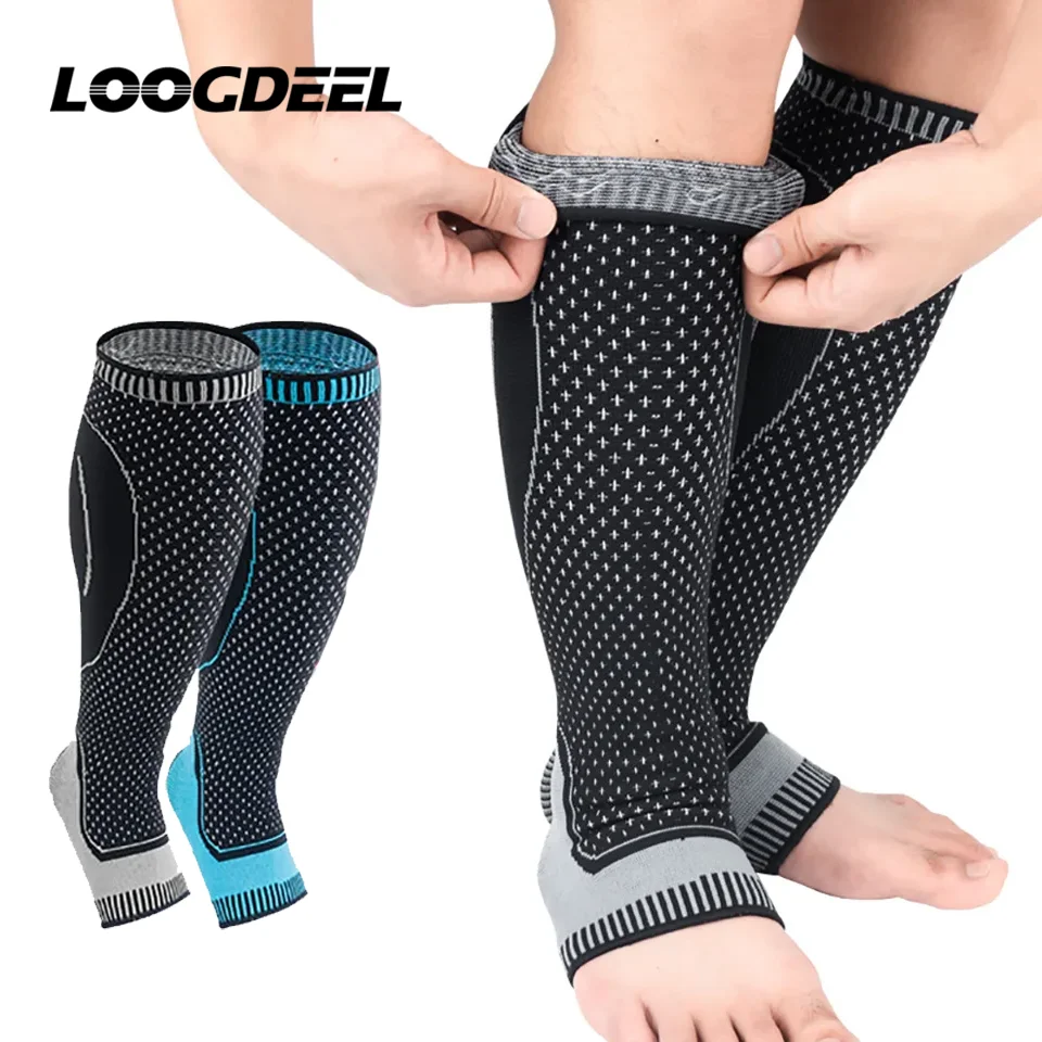 LOOGDEEL-1Pcs-Sports-Leg-Pad-Running-Cycling-Compression-Sleeves-Calf ...