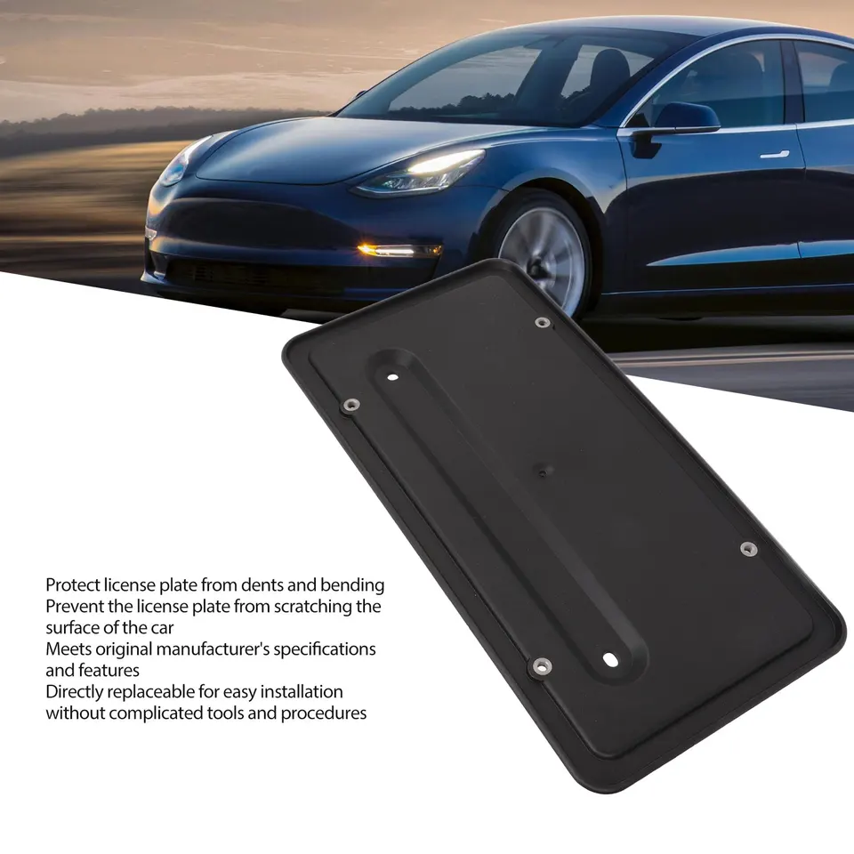 Tow Hook License Plate Holder Tesla Model 3 Front License Plate Mount ...