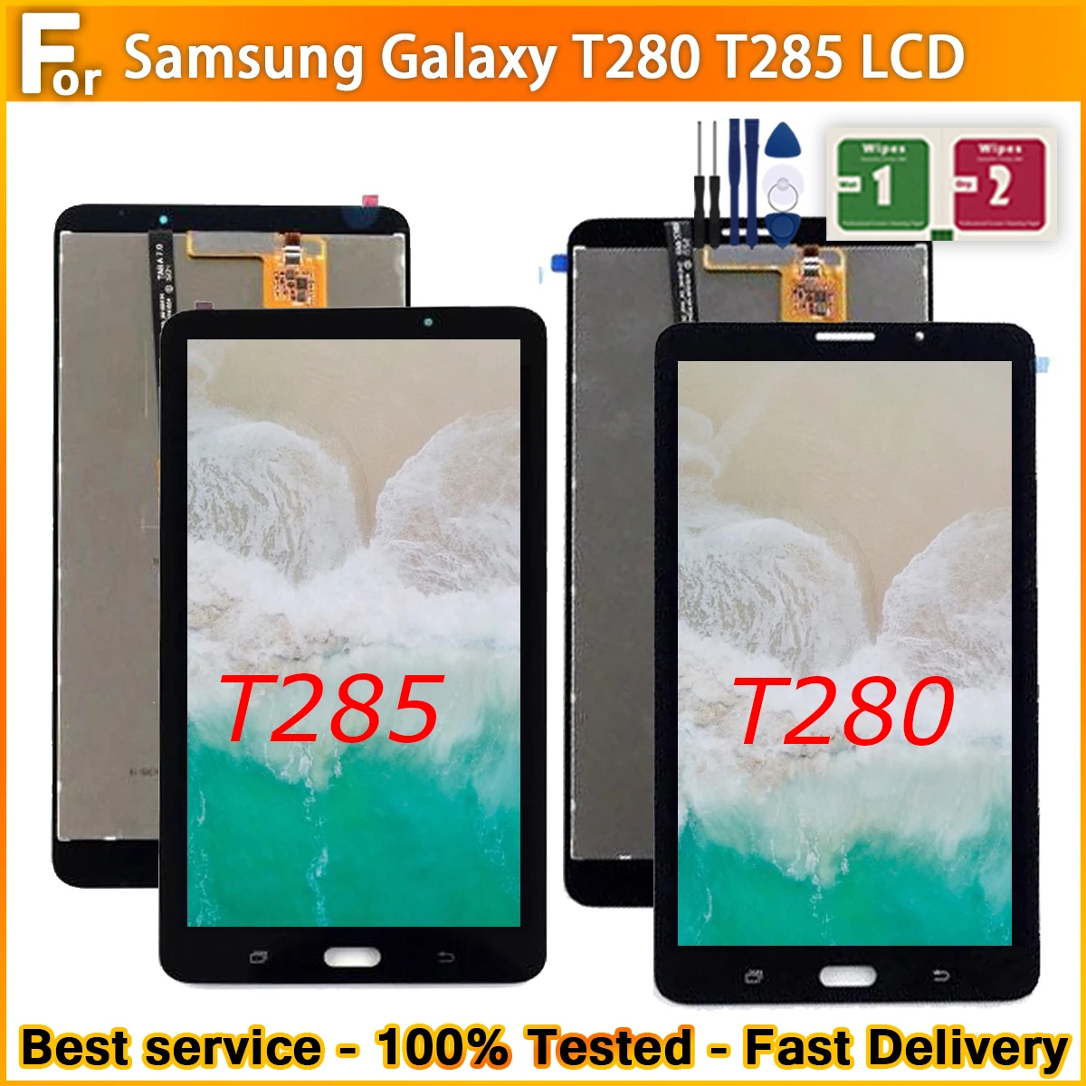 100-Tested-LCD-For-Samsung-Galaxy-Tab-A-7-0-2016-SM-T280-LCD-display ...