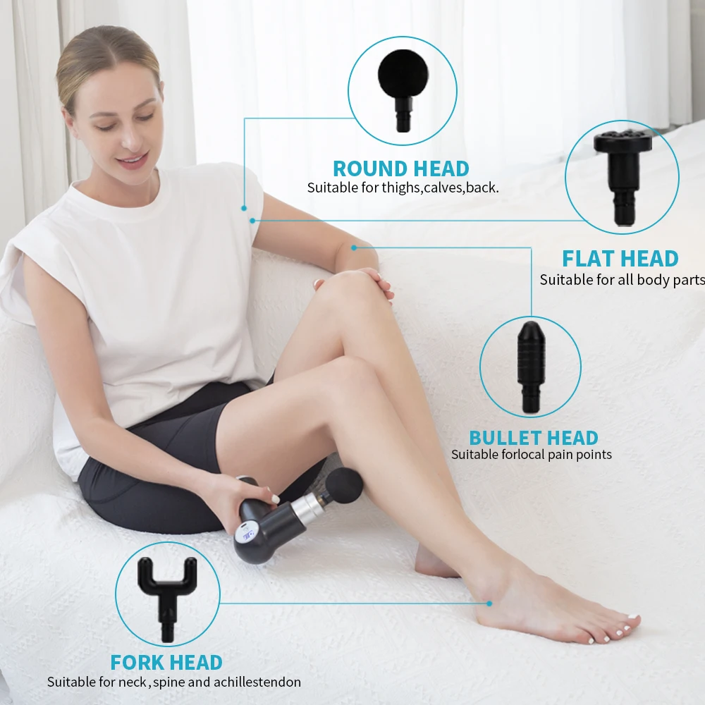 Massage Gun Display Muscle Neck Electric Massager – AllFitness.Solutions