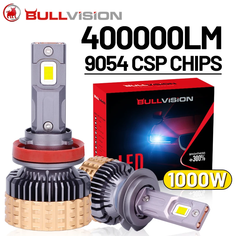 Bullvision-faro-LED-de-alta-potencia-1000W-400000LM-9054-CSP-Canbus-H1 ...
