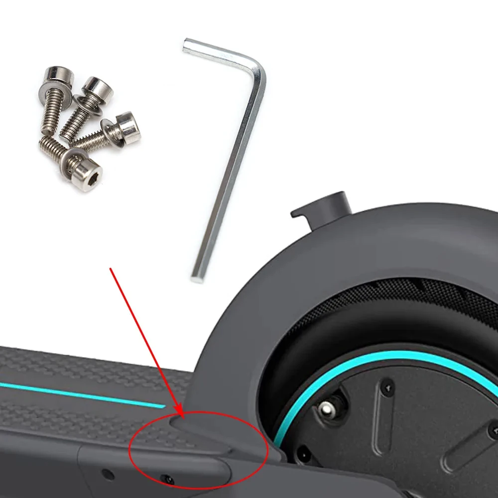 Rear-Wheel-Fender-Mounting-Bolt-Screw-4pcs-Screws-Wth-Wrench-Tool-For ...