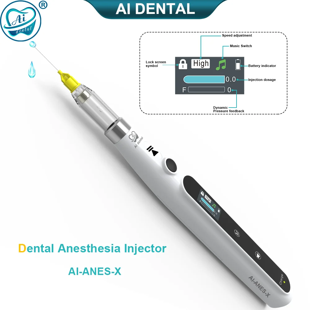 Inyector de anestesia indoloro Dental, ANES X, herramienta de inyección ...