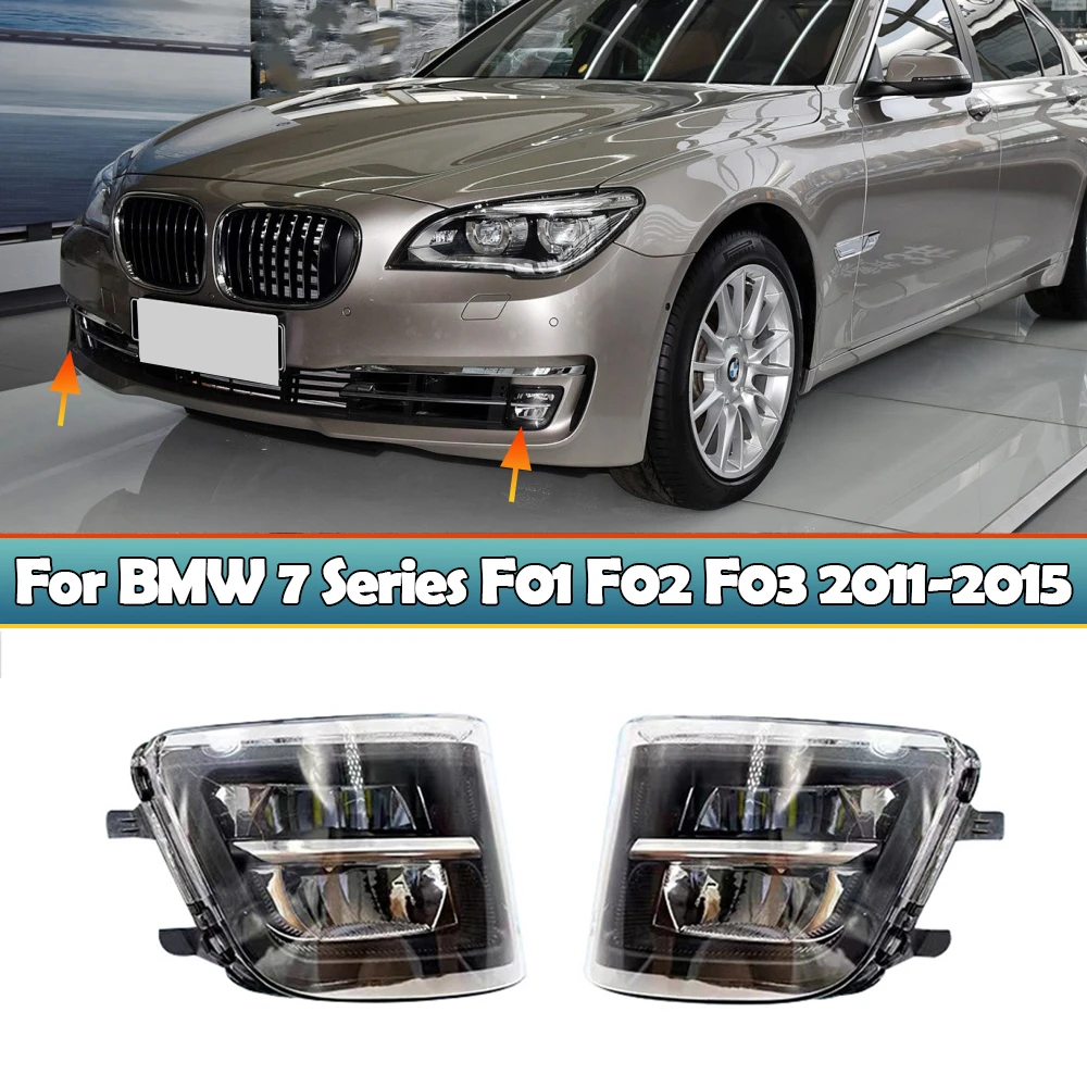 Car Front Bumper Fog light For BMW 7 Series F01 F02 F03 2011 2012 2013 ...