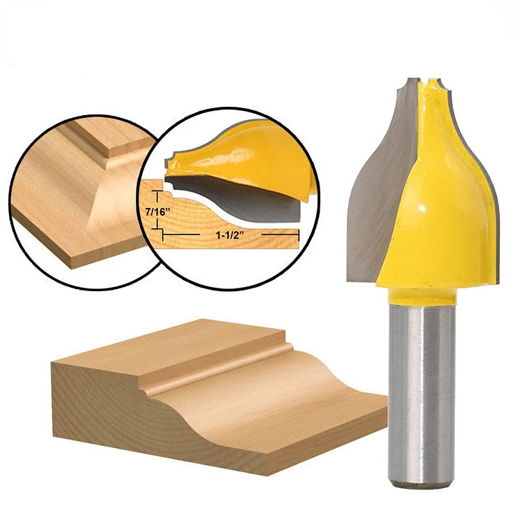 Panel Raiser Router Bit Vertical Ogee Bead 1/2" Shank door knife ...