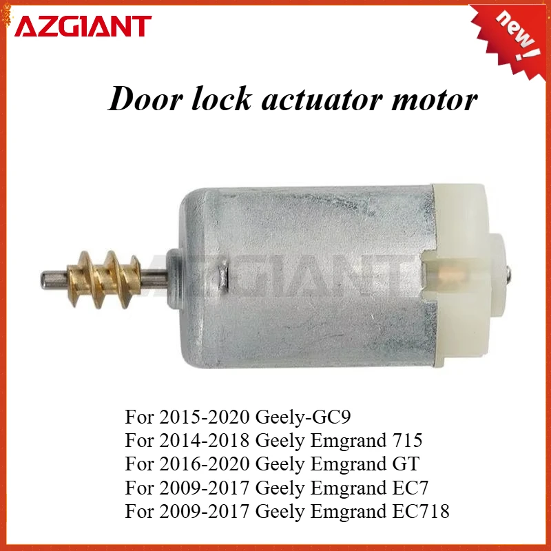 AZGIANT New car door lock motor for Geely-GC9/Geely Emgrand 715/GT/EC7 ...