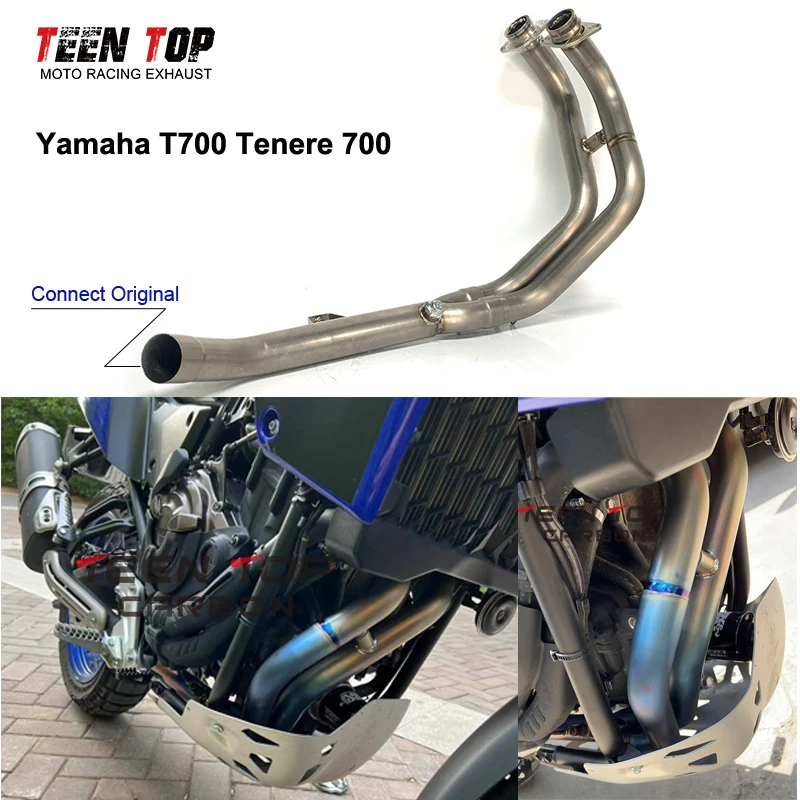 For-Yamaha-Tenere700-Tenere-700-Motorcycle-Exhaust-Pipe-Titanium-2019-T700-T700-Exhaust-Front ...