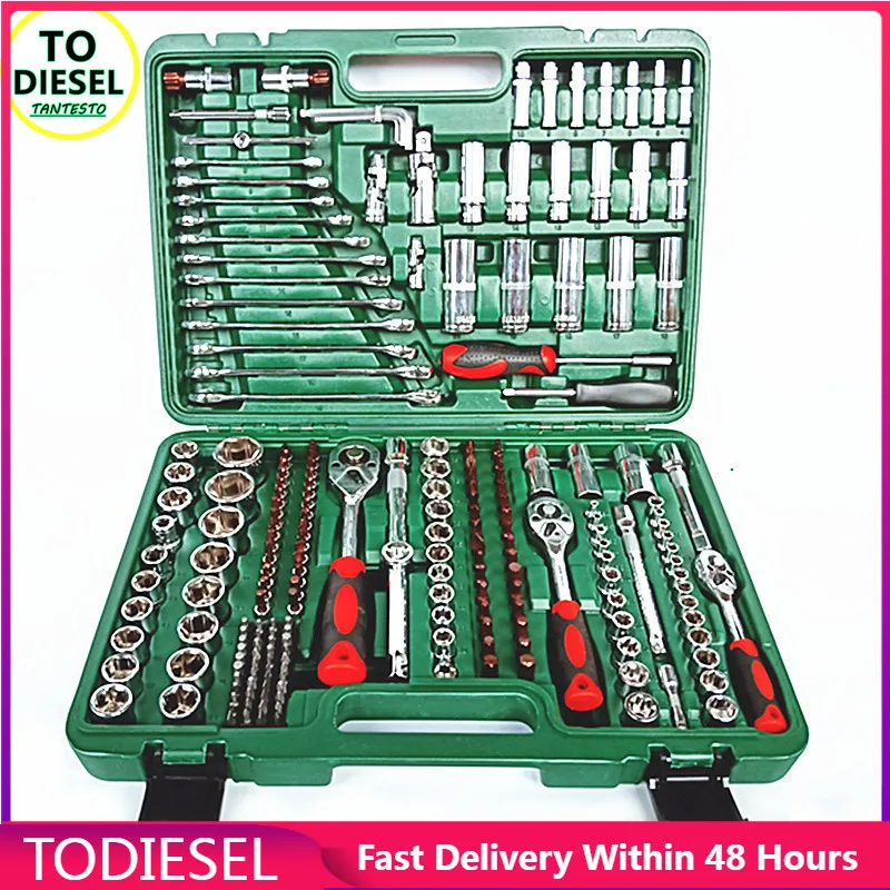 216PCS-Automoitive-Repair-Sleeve-Toolbox-CRIN-Injector-Disassemble ...