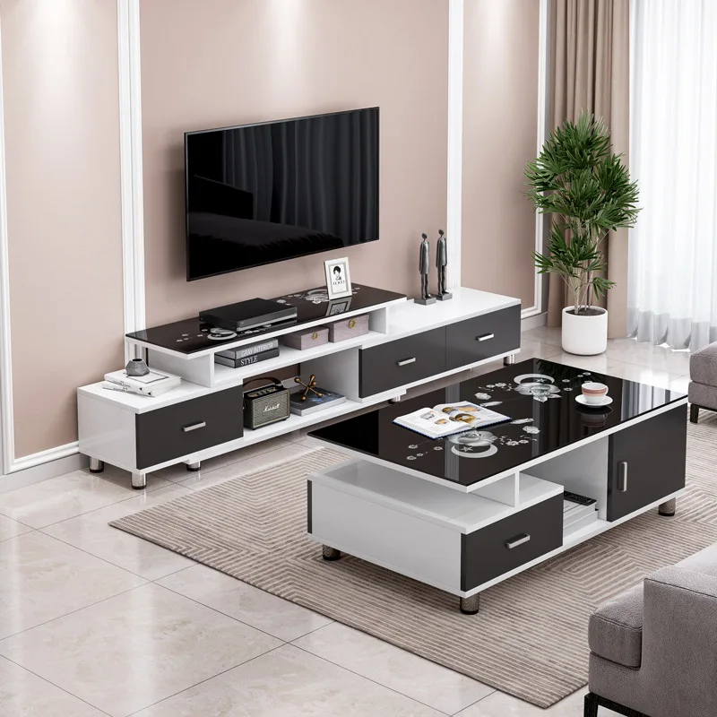 Juego de mesa de té y TV, mueble moderno para sala de estar, casa ...