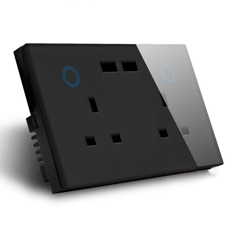 Mobile-phone-remote-control-smart-UK-WIFI-double-USB-UK-wall-socket ...
