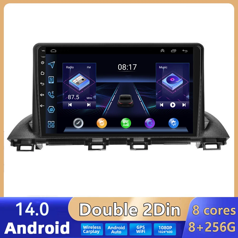 Android-14-for-Mazda-3-3-Axela-BM-2013-2016-2017-2018-Auto-Wireless ...