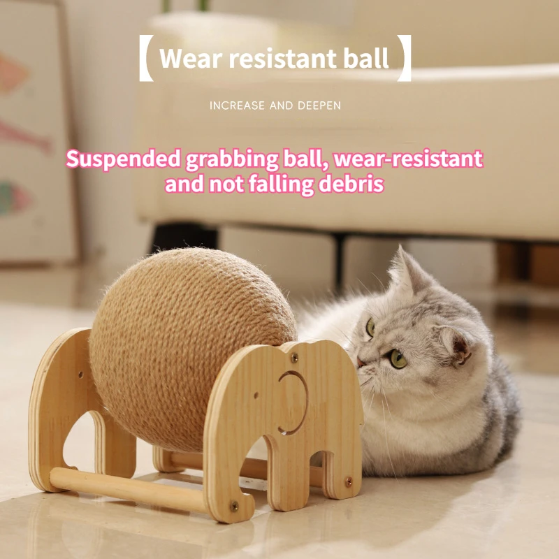 Cat-scratch-board-vertical-suspended-ball-sword-hemp-rope-grinding-claw ...