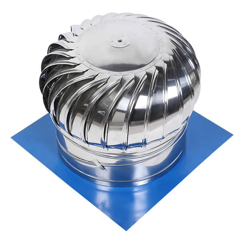 1-PCS-Stainless-Steel-Unpowered-Attic-Roof-Ventilation-Fan-Wind-Turbine ...