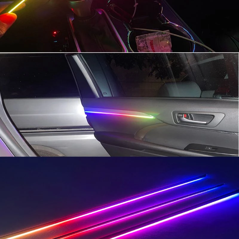 For 18 In1 Symphony Strip Car Accessories Rbg 64 Color Car Ambient ...