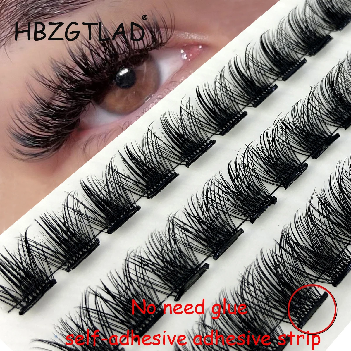 New-Self-Adhesive-Lash-Clusters-36pcs-DIY-Eyelash-Extensions-Self ...