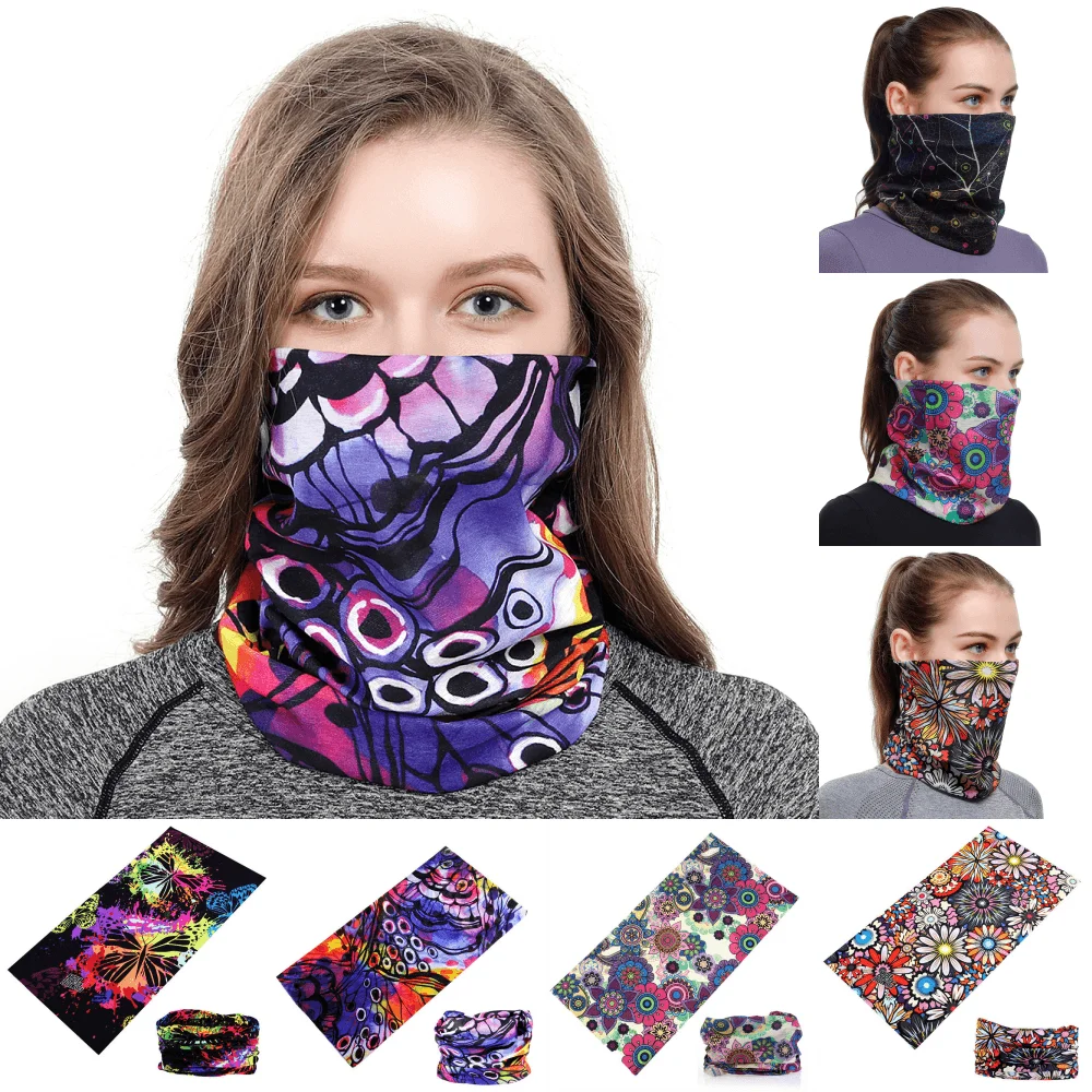 Butterfly-Design-Seamless-Bandanas-Headwear-Women-Head-Scarf-Sport ...