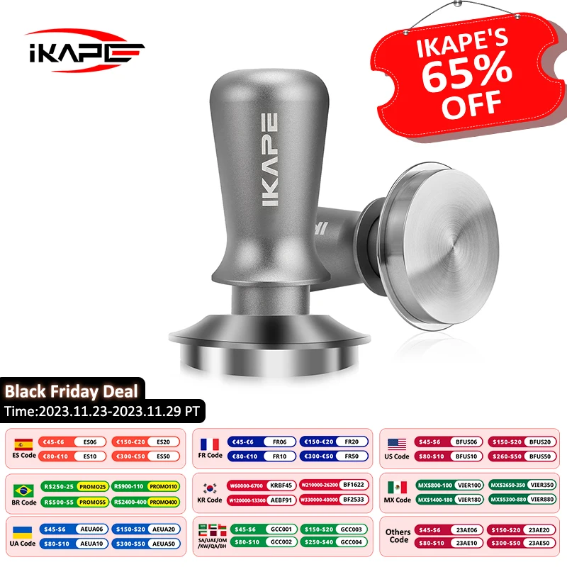 IKAPE-V3-Espresso-Tamper-Premium-Barista-Coffee-Tamper-with-Calibrated ...