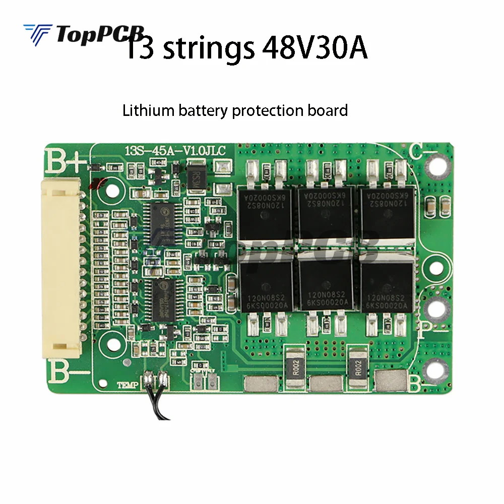 BMS-13S-48V-30A-18650-Lithium-Battery-Charge-Board-Common-Port-Short ...