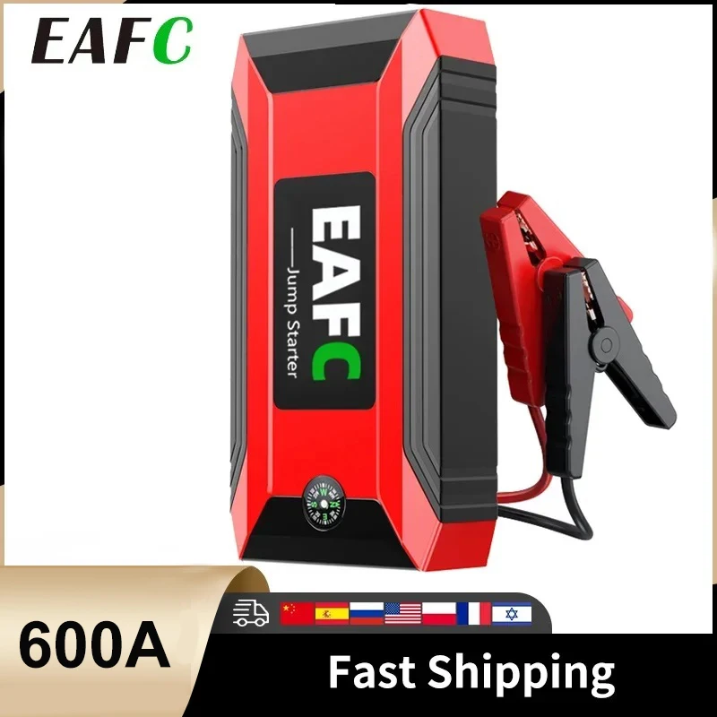 Car Jump Starter Air Pump Multifunction Power Bank Lighting Air ...