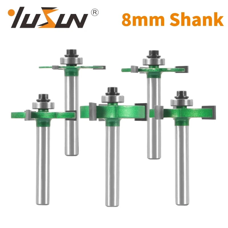 YUSUN-1PC-8MM-Shank-Three-Carbide-T-Type-Slotting-Cutter-Bit-With ...