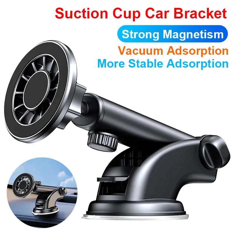 Magnetic-Sucker-Car-Phone-Holder-Stand-Magnet-Car-Dashboard-Mount-GPS ...