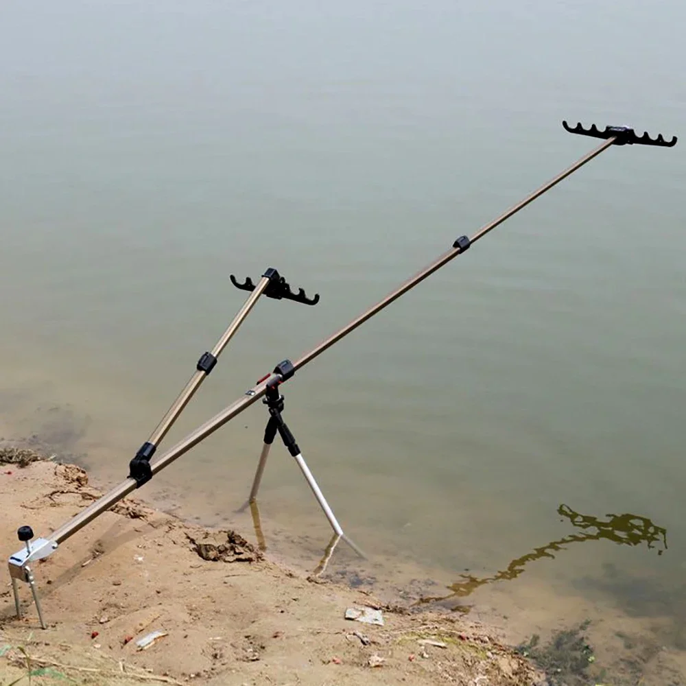 Aluminum-Alloy-Telescopic-Fishing-Rod-Holder-Portable-Collapsible-Stand ...