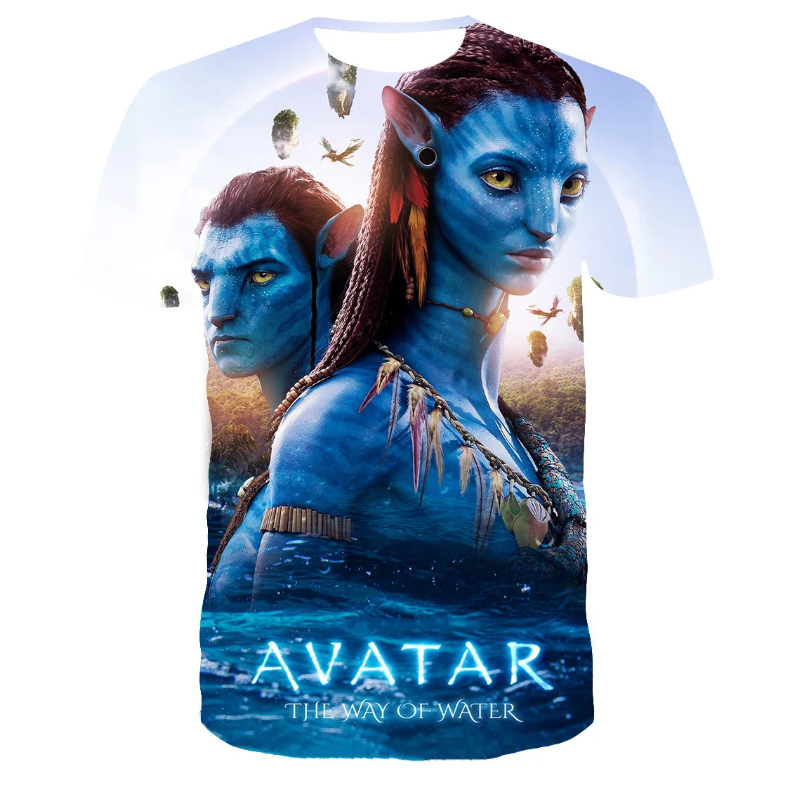 Disney T Shirts Avatar The Way of Water 3D Print Streetwear Men Women ...