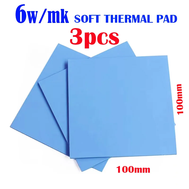 LK-3PCS-6W-MK-Thermal-pad-For-GPU-CPU-Heatsink-Cooling-Conductive ...