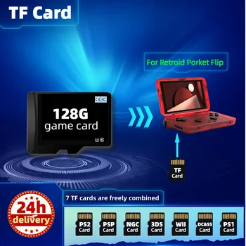 TF Game Card For Retroid Pocket Flip 3 Plus Memory PS2 PSP PS1 NGC 3DS ...