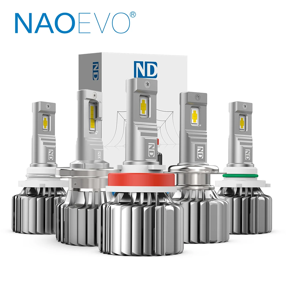 Naoevo H7 Led Canbus H4 Lamp 140w 16800lm Anti Error Hb4 6000k Luces Led Hb3 9005 H11 Car ...