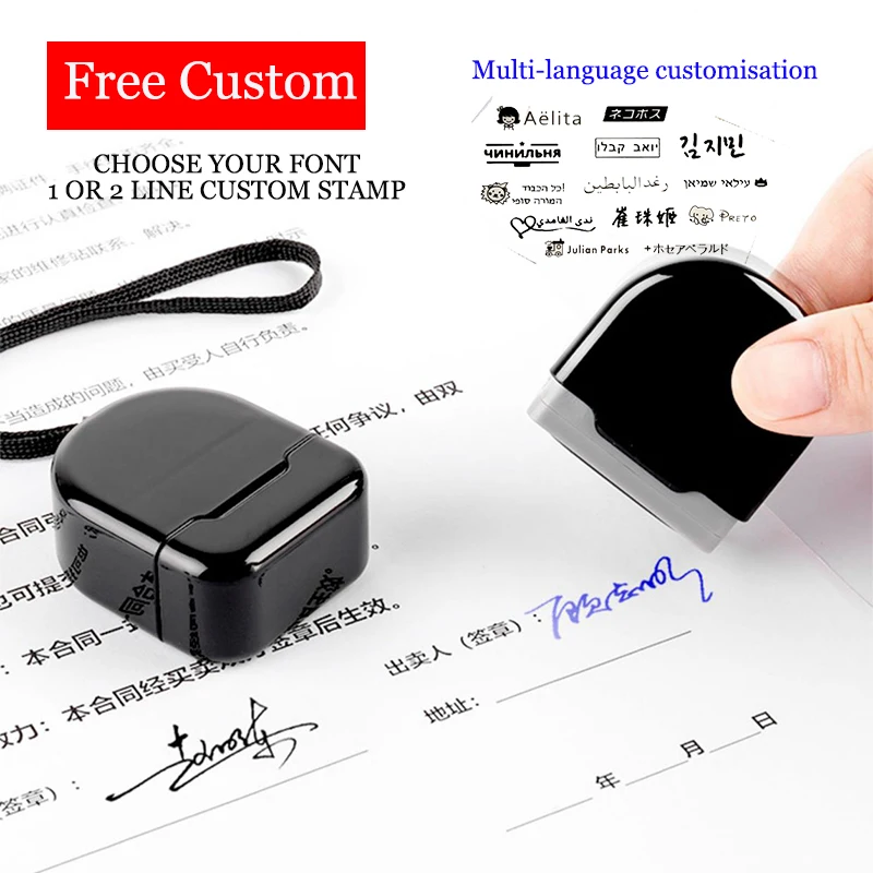 Free-Custom-your-signature-stamp-Customized-Doctor-Nurse-Teacher-Kids ...