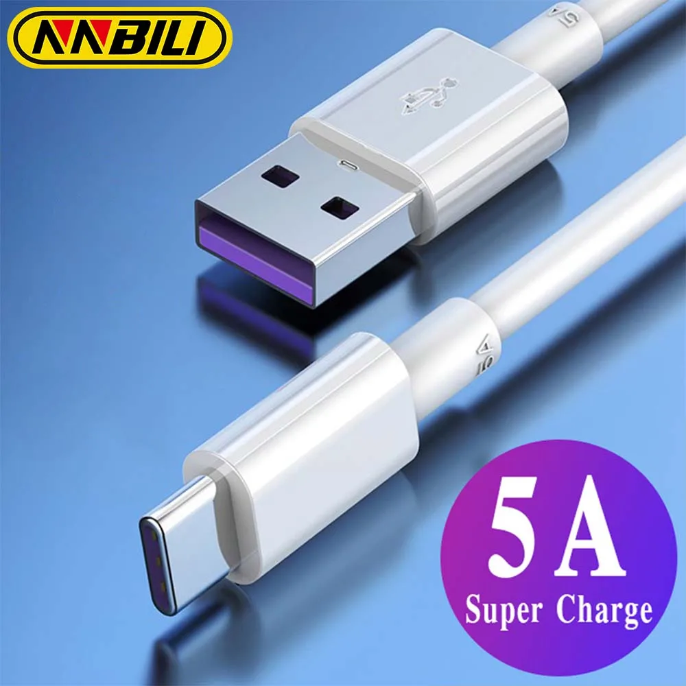 Nnambili-carregamento-super-r-pido-usb-tipo-de-cabo-c-5a-para-samsung ...