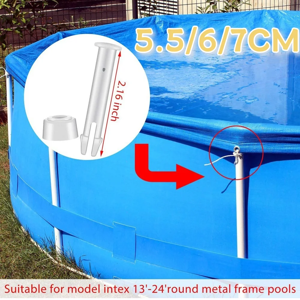 5-5-6-7CM-12-Packs-Plastic-Pool-Joint-Pins-with-Rubber-Seals-for-Intex ...