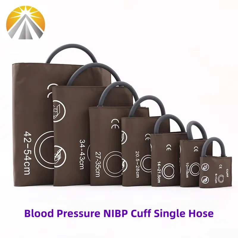 Multi 7 Sizes Available Reusable Blood Pressure NIBP Cuff With Single ...