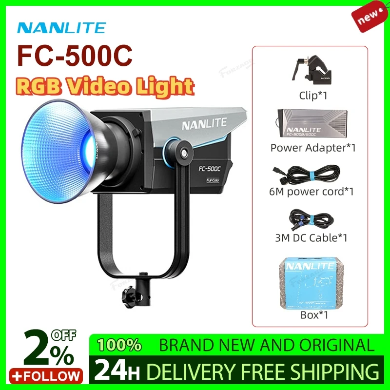 Nanlite-FC-500C-RGB-LED-Light-Wireless-Remote-15-Effects-Photography ...