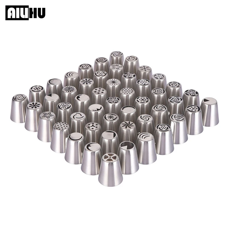 49PC-Nozzle-Cake-Tools-Russian-Piping-Tips-304-Stainless-Steel-Russia ...