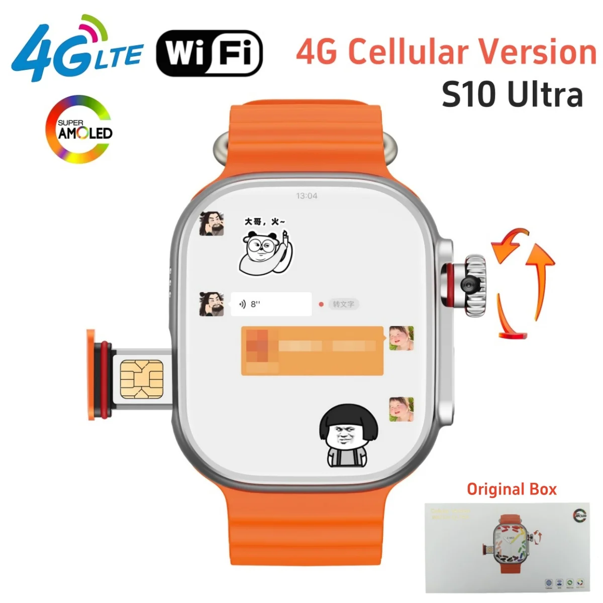 Original-S10-Ultra-Smartwatch-Android-9-0-4G-LTE-tarjeta-Sim-c-mara ...