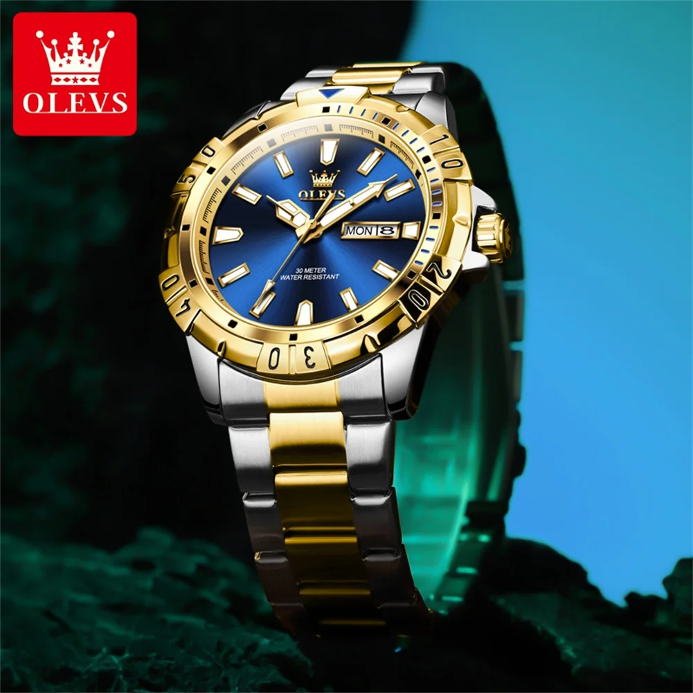 OLEVS-5560-New-Fashion-Original-Quartz-Watch-For-Men-42mm-Big-Dial ...