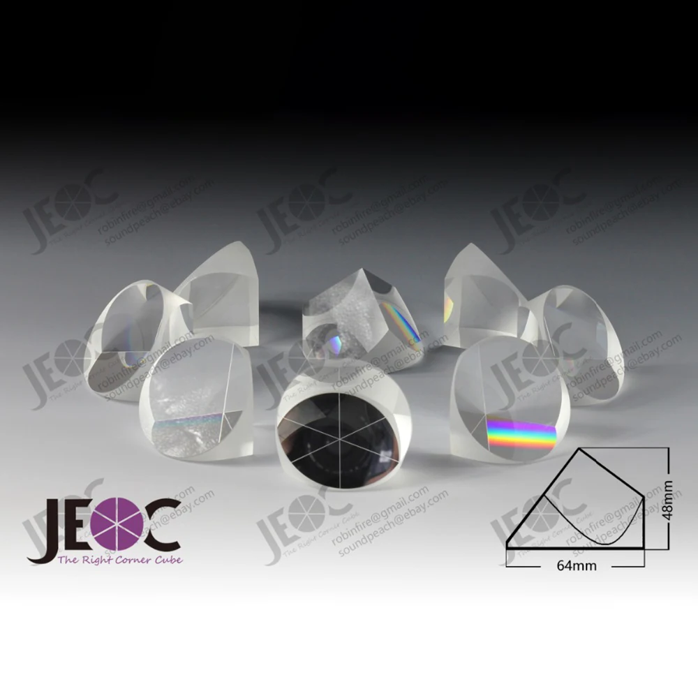 JEOC-64mm-Diameter-Corner-Cube-Prism-48mm-Height-Trihedral ...
