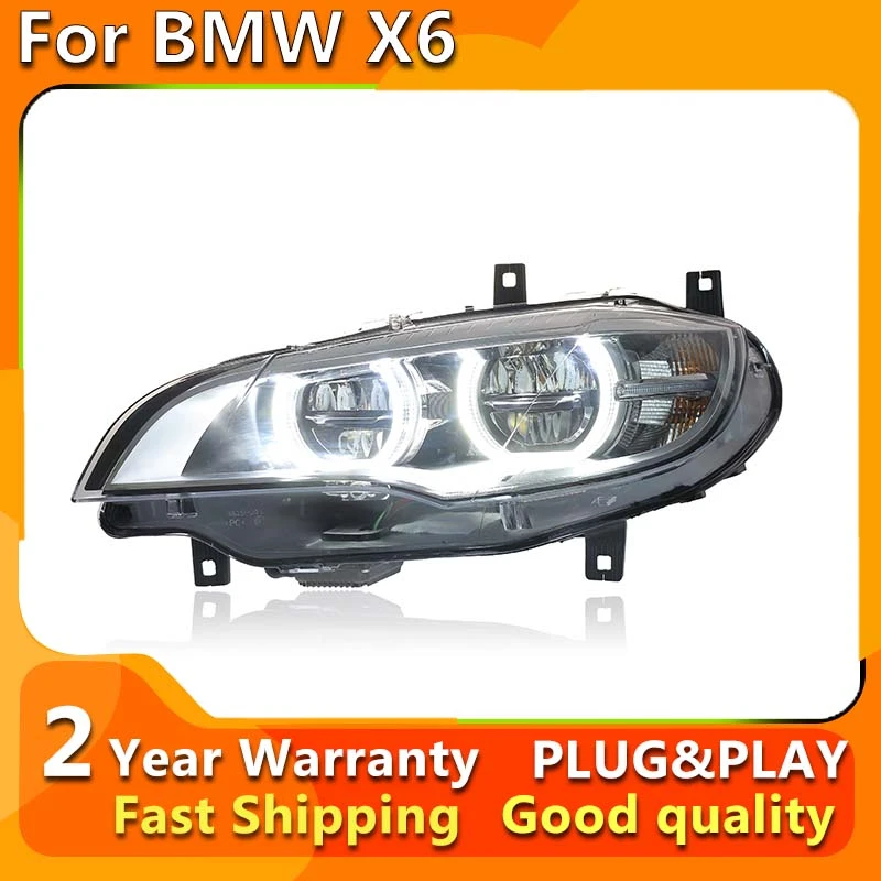 Car Styling For BMW X6 E71 2008 2014 LED Auto Headlights Assembly ...