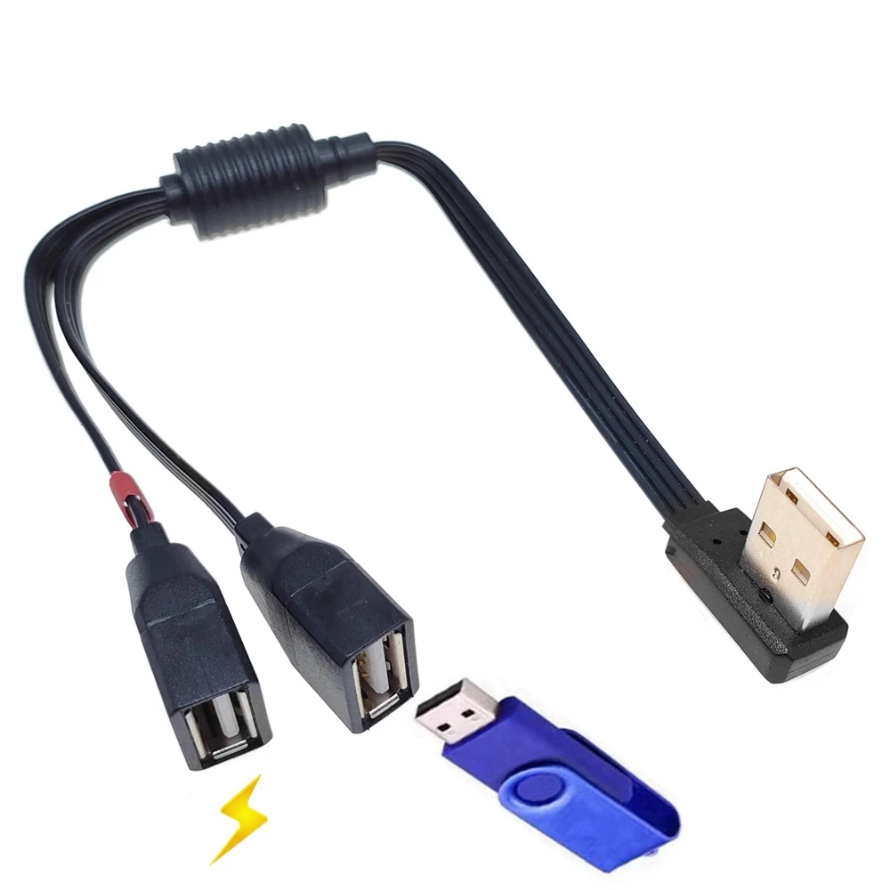 Car computer USB flash drive available, USB one to two data charging ...