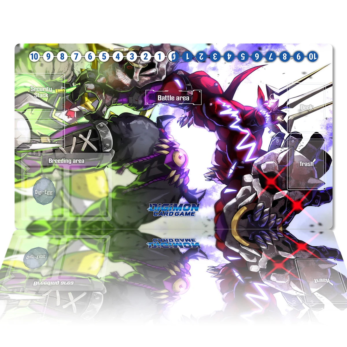 Digimon Playmat Shroudmon Kaduchimon DTCG CCG Board Game Card Game Mat ...