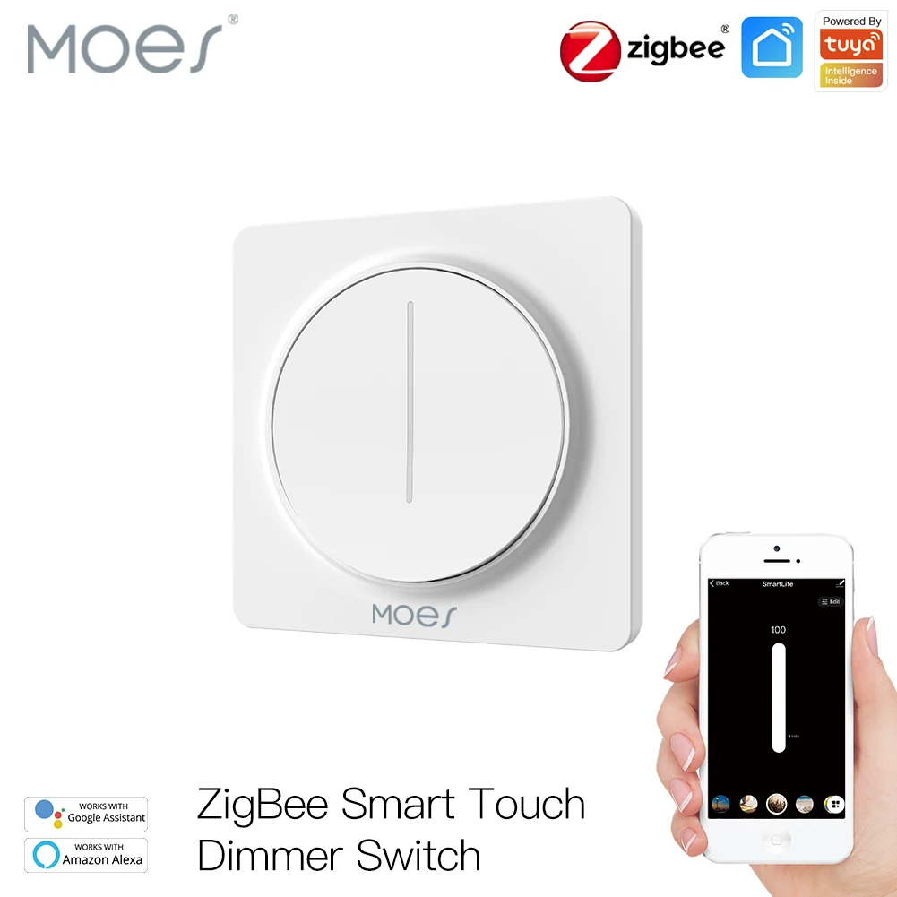 New ZigBee Smart Rotary/Touch Light Dimmer Switch Smart Life/Tuya APP ...