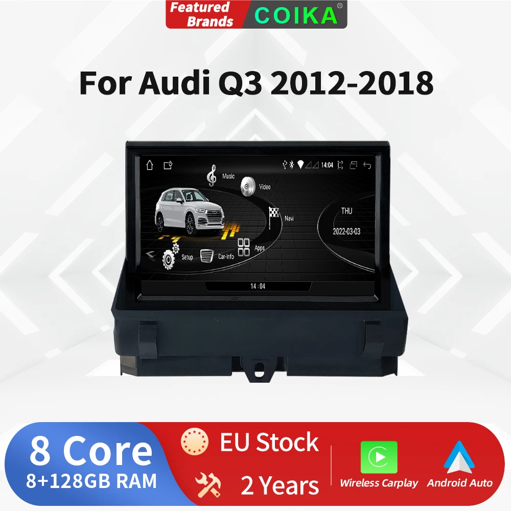 8-Inch-Android-Car-Stereo-Auto-Radio-Player-For-Audi-Q3-2012-2018-BT ...
