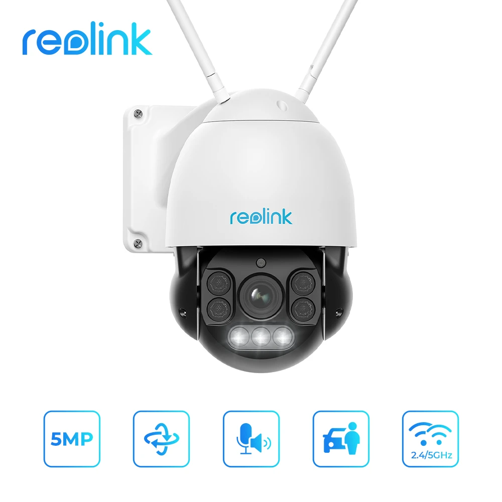 Reolink 5MP PTZ IP Wi Fi กล้อง RLC 523WA กลางแจ้งความปลอดภัยในบ้าน ...