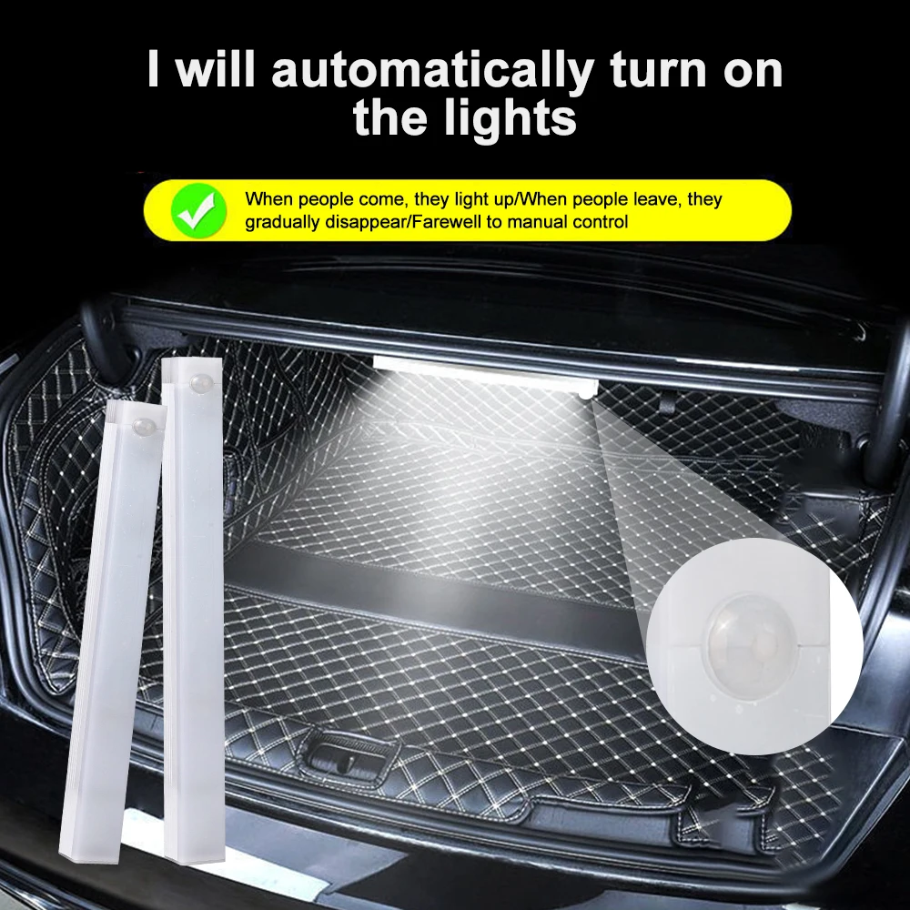 Car Sensor Light Strip Bar Lamp for Floor Trunk Hood Type-C ...