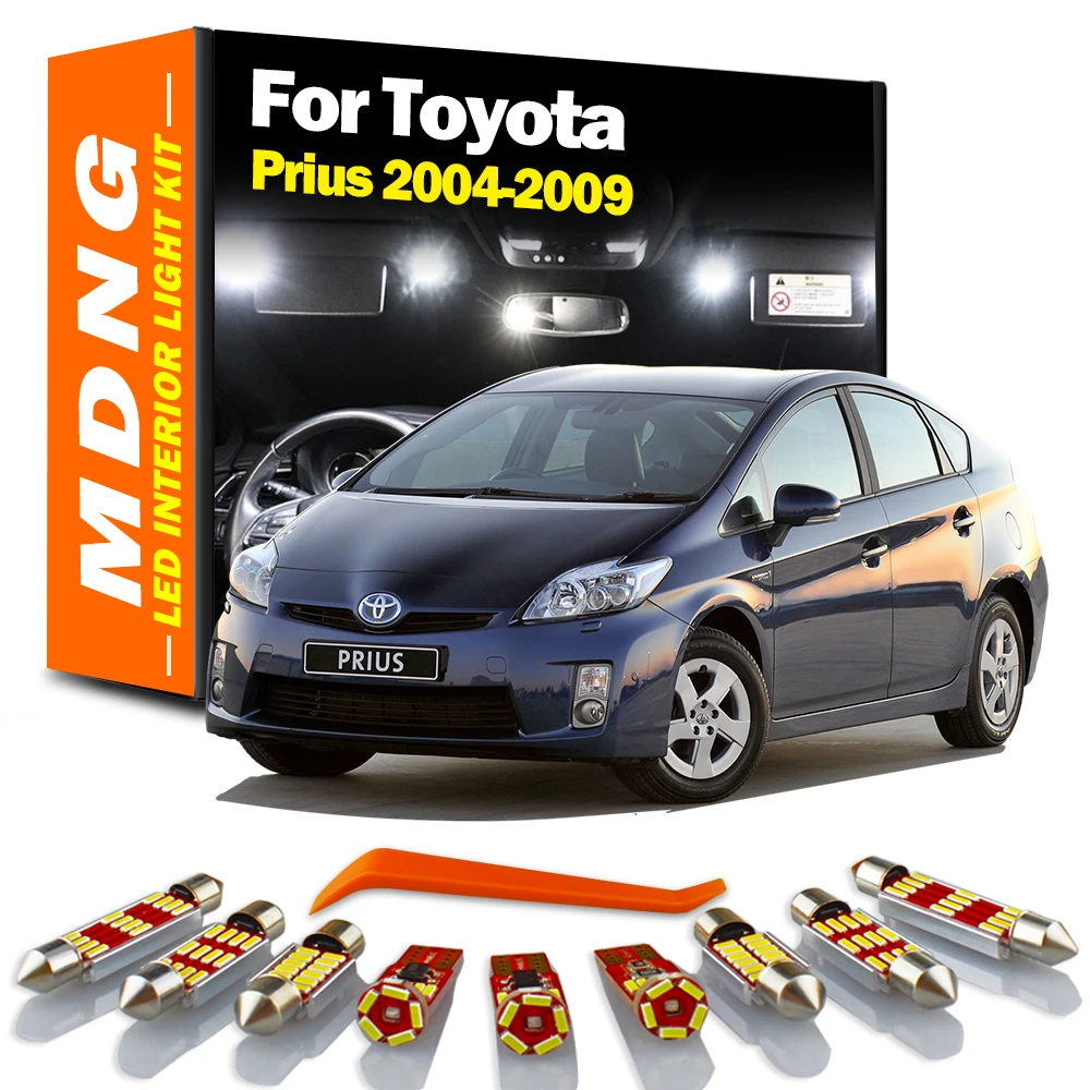 MDNG-13Pcs-Car-LED-Interior-Door-Bulb-Kit-For-Toyota-Prius-2004-2005 ...