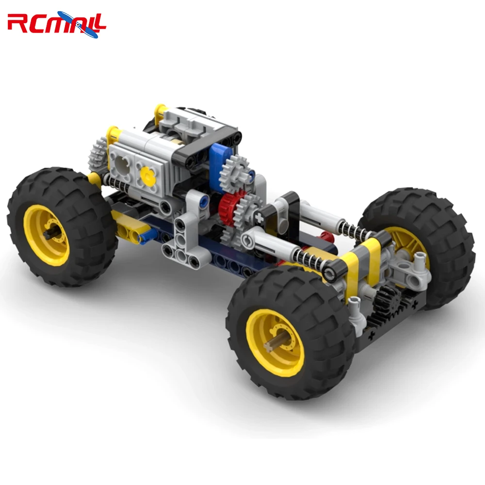 MOC Off-road Car Vehicle Chassis Educational Kit Creative Science ...