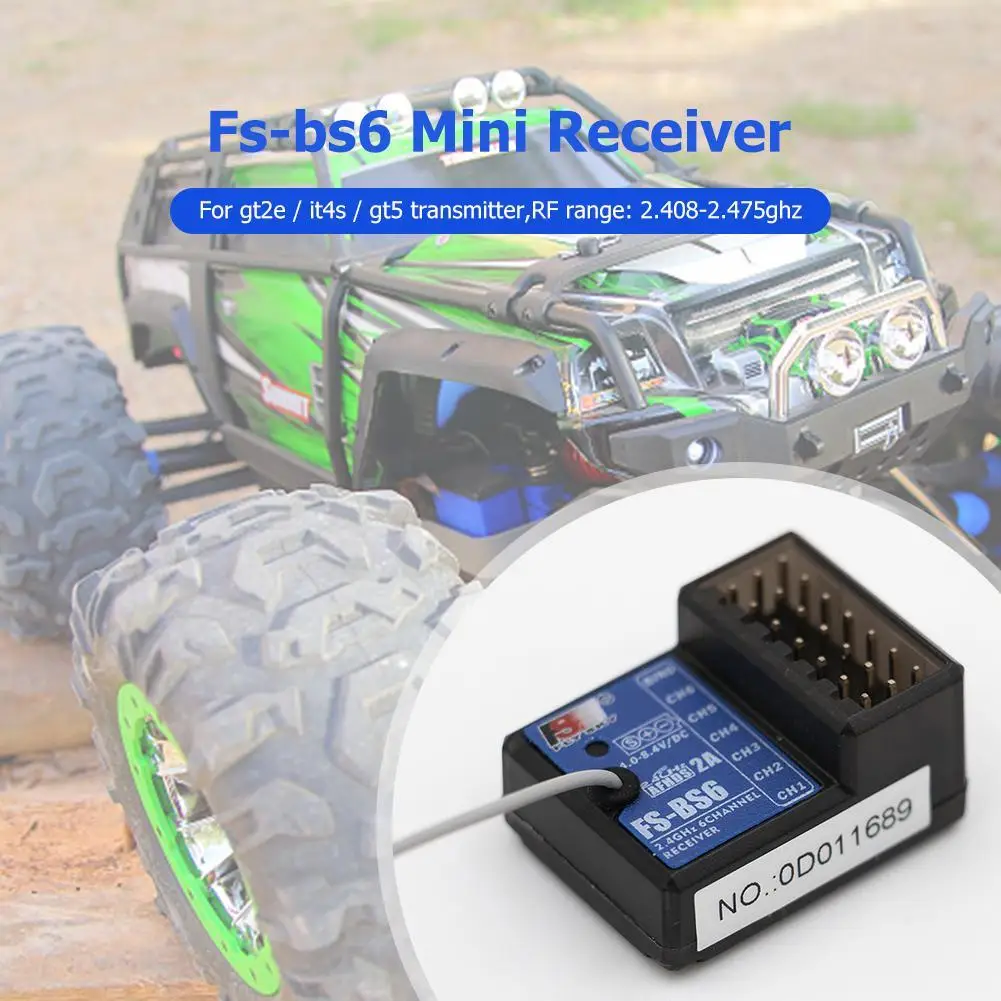 FlySky-FS-BS6-6CH-Receiver-with-Gyro-Stabilization-for-GT2E-IT4S-GT5 ...